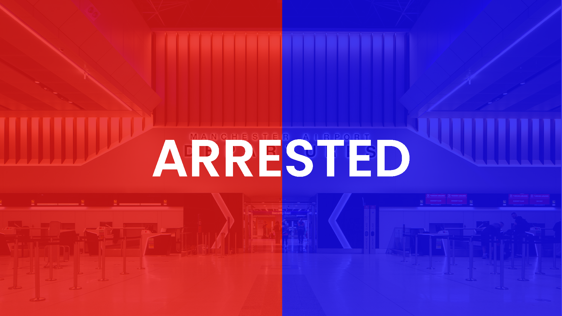Robbery suspect arrested at Manchester Airport after seedley incident